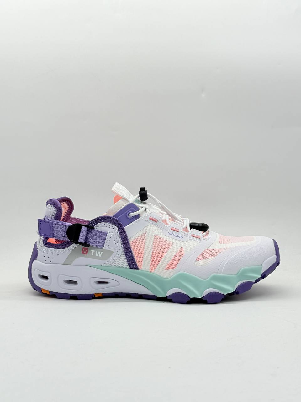 کفش ویکو سفید بنفش Vico white purple shoes - کفش ردپا